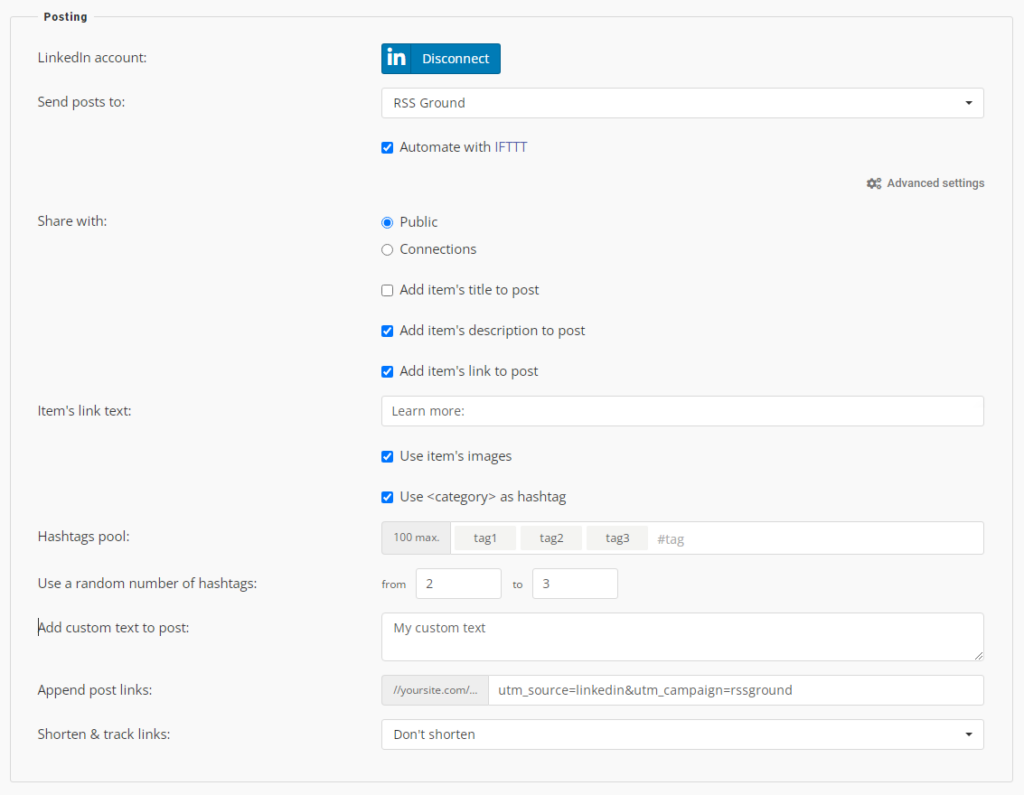 LinkedIn Automated Poster Major Update - RSSground.com
